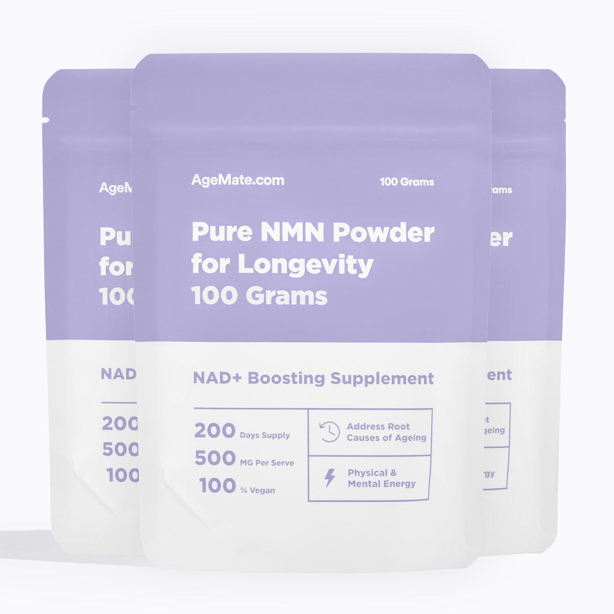 300g Pure NMN Powder Stabilised for NAD+ | AgeMate - AgeMate