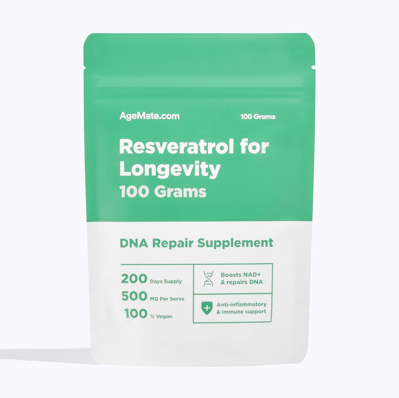 100g Pure Resveratrol Powder for DNA Repair - AgeMate