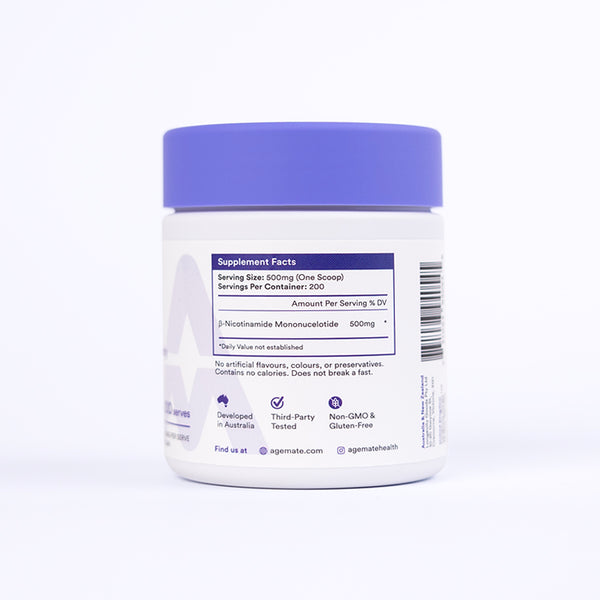 300g Pure NMN Powder Stabilised for NAD+ | AgeMate - AgeMate
